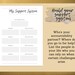 Support System Printables | Vision Board Activity | Self Help Journal ...