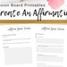 Create an Affirmation Self Discovery Self Help Printables - Etsy