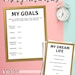 Vision Board Party Activities | Goal Setting Activities | Goal ...