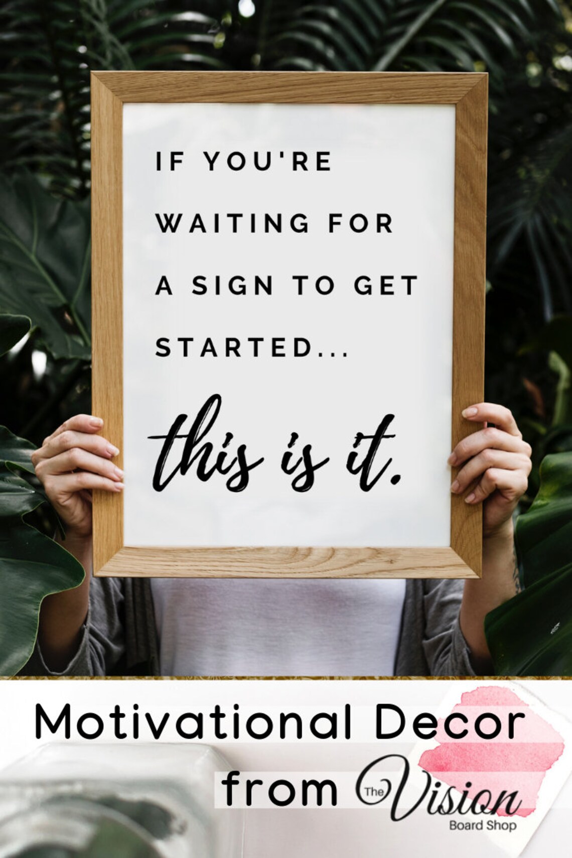 Inspirational Wall Art Vision Board Quotes Home Decor - Etsy