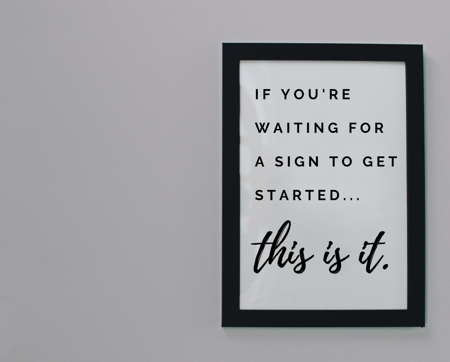 Inspirational Wall Art Vision Board Quotes Home Decor - Etsy