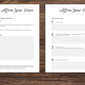 Create an Affirmation | Self Discovery | Self Help Printables | Daily ...
