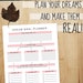 Dream Goal Planner Printable Goal Setting Printable PDF Goals Worksheet ...