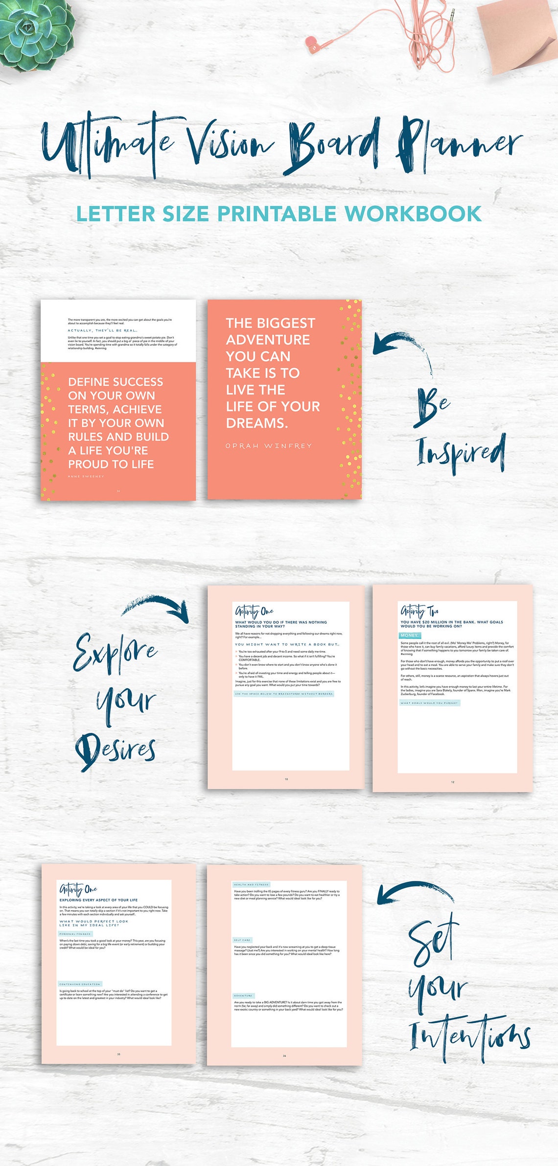 The Ultimate Vision Board Toolkit | Personal Growth | Create A Vision ...