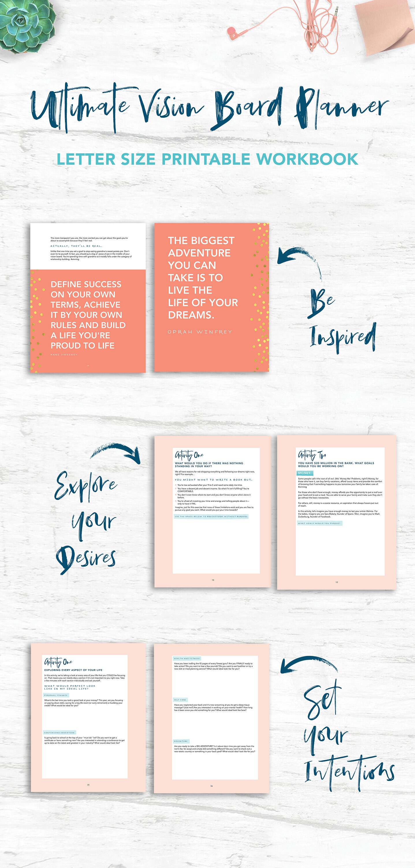 The Ultimate Vision Board Toolkit | Personal Growth | Create A Vision ...