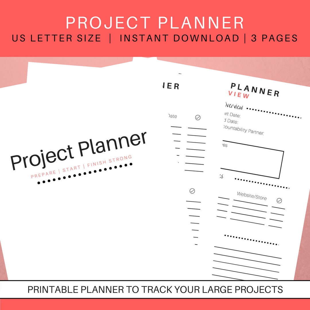 Project Planner | Project Tracker | Progress Tracker | Action Planner ...