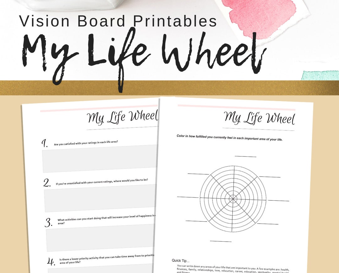 My Life Wheel | Goal Setting | Printables | Personal Development ...