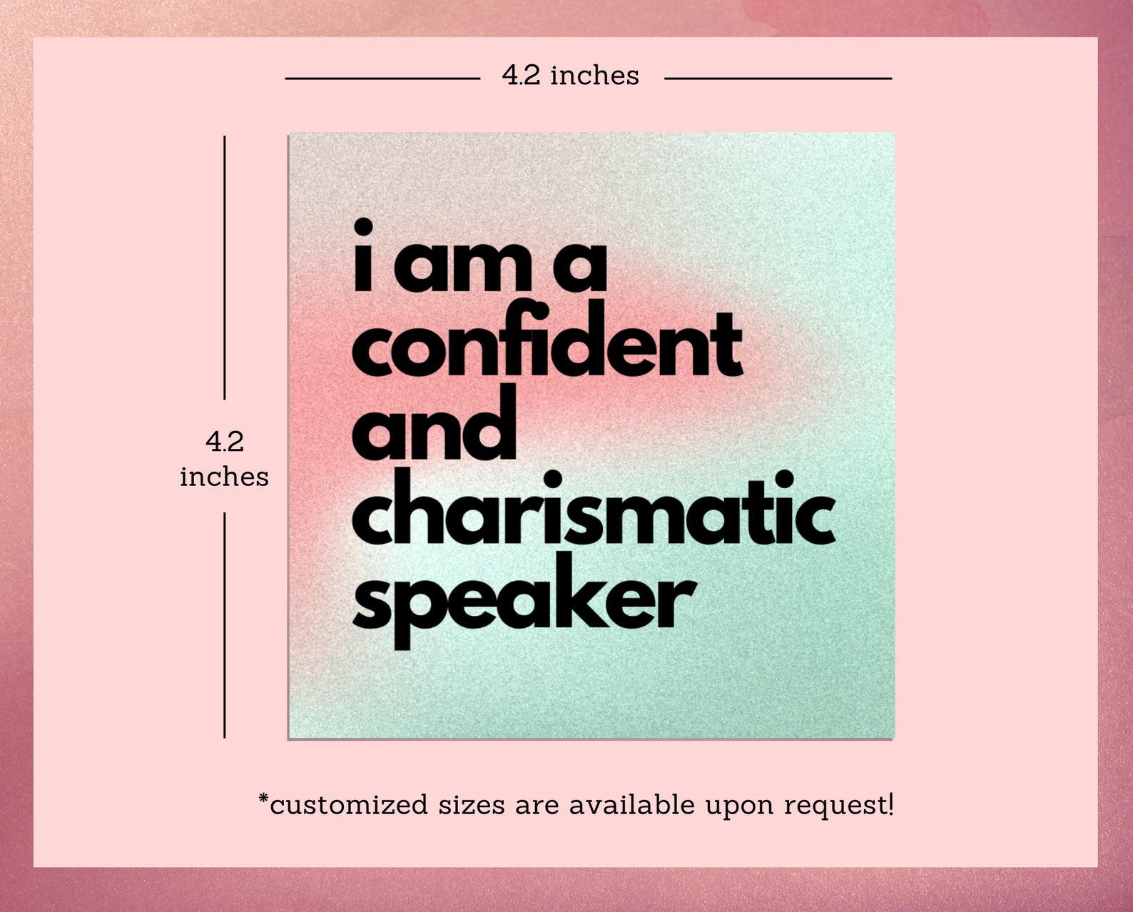 Public Speaking Affirmation Cards | Goal Cards | Vision Board ...