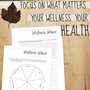 Wellness Wheel | Goal Setting | Printables | Personal Development ...