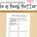 Goal Set Routines | Vision Board Printable | Goal Setting Printable ...