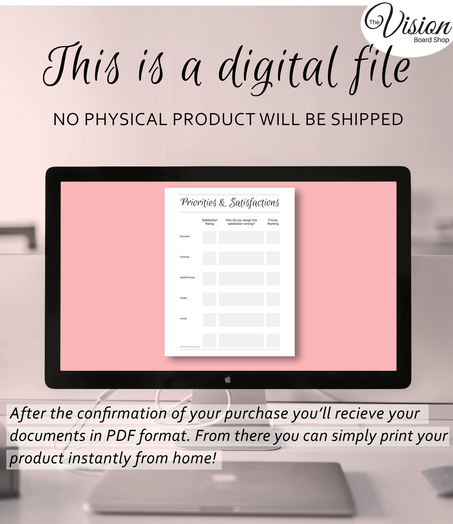 Priorities Worksheet | Goal Setting | Self Help Printables | Priorities ...