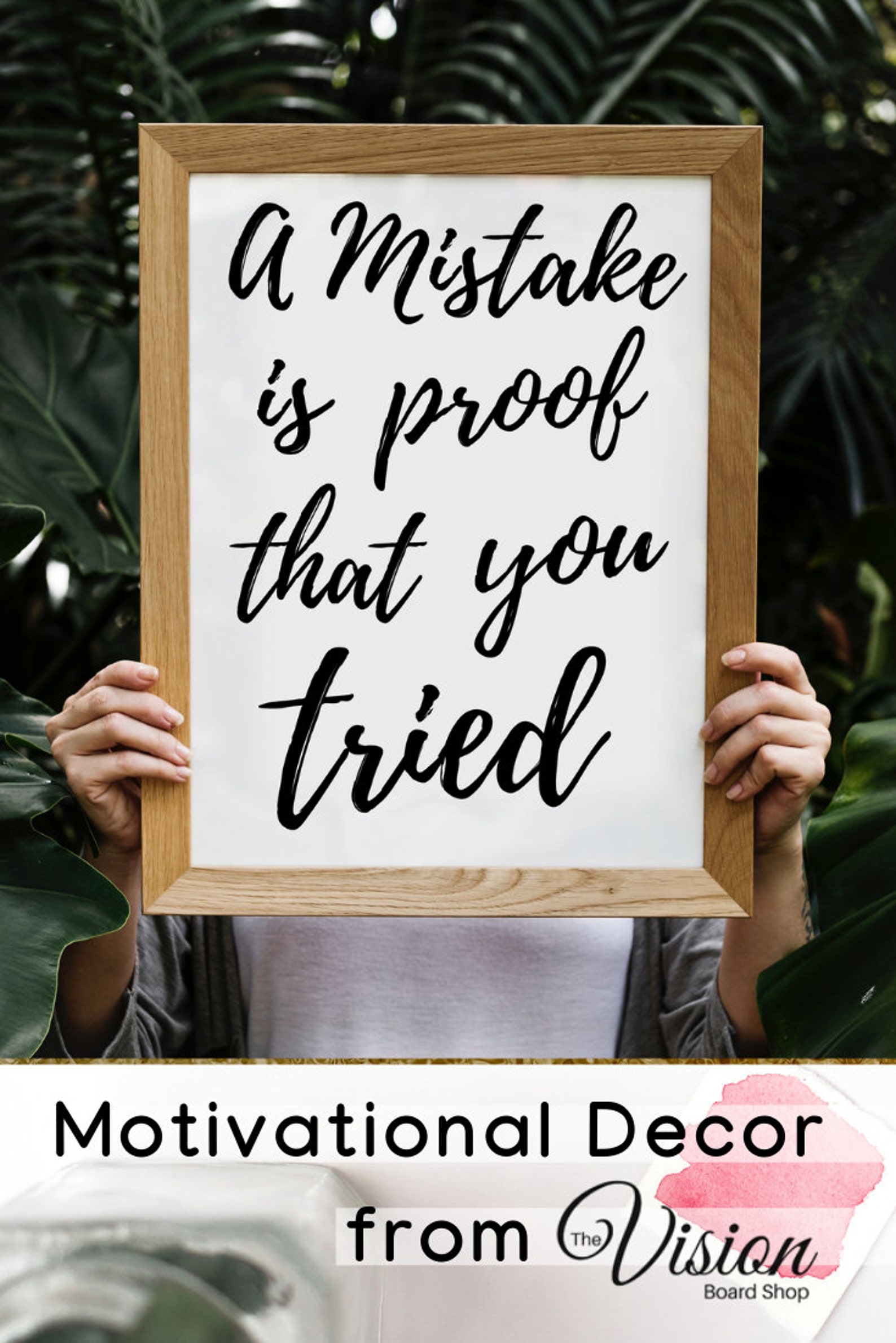 Vision Board Quotes Positive Life Home Decor Printables Motivational ...