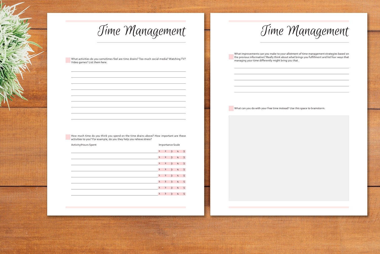 Time Management | Personal Development Printable | Vision Board ...