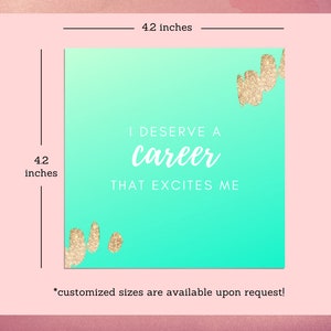 Vision Board Career Affirmation Cards | Goal Cards | Vision Board ...