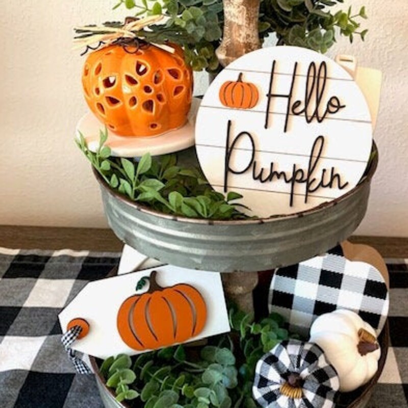 Hello Pumpkin Sign - Etsy