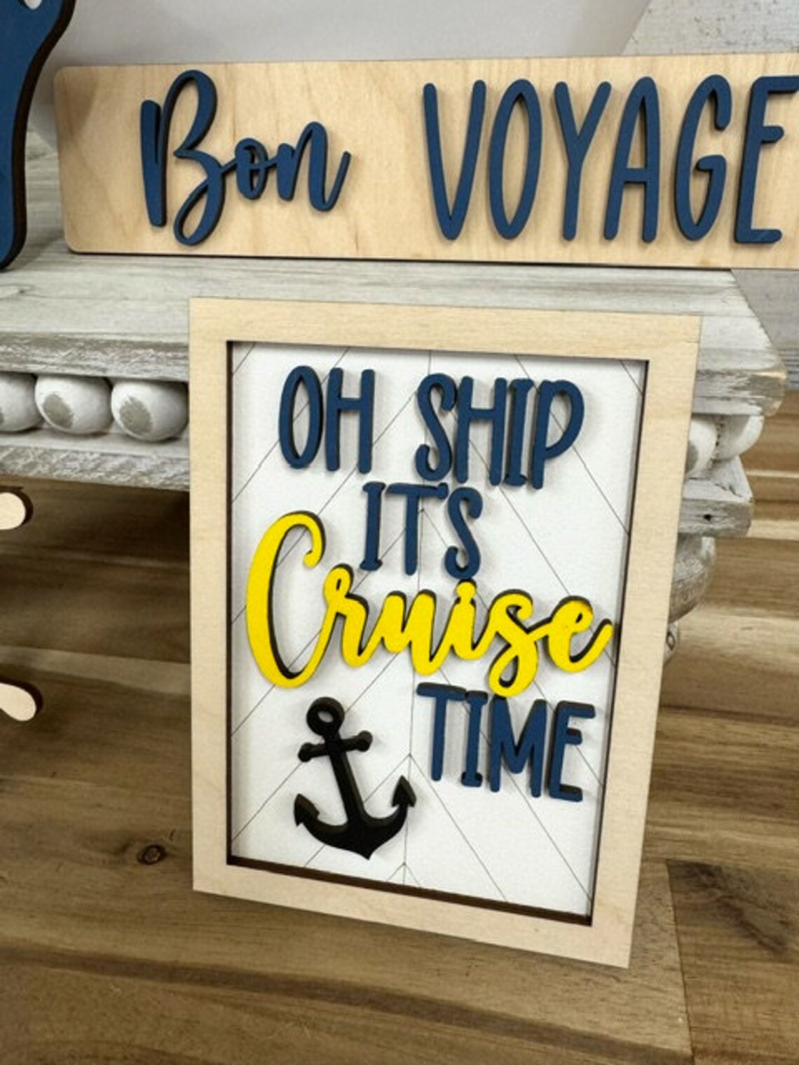 Bon Voyage Mini Signs - Oh Ship Its Cruise Time - in Cruise Mode - Seas ...