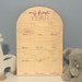 My First-year Picture Board - One Year of Photo Board - Milestone Board ...