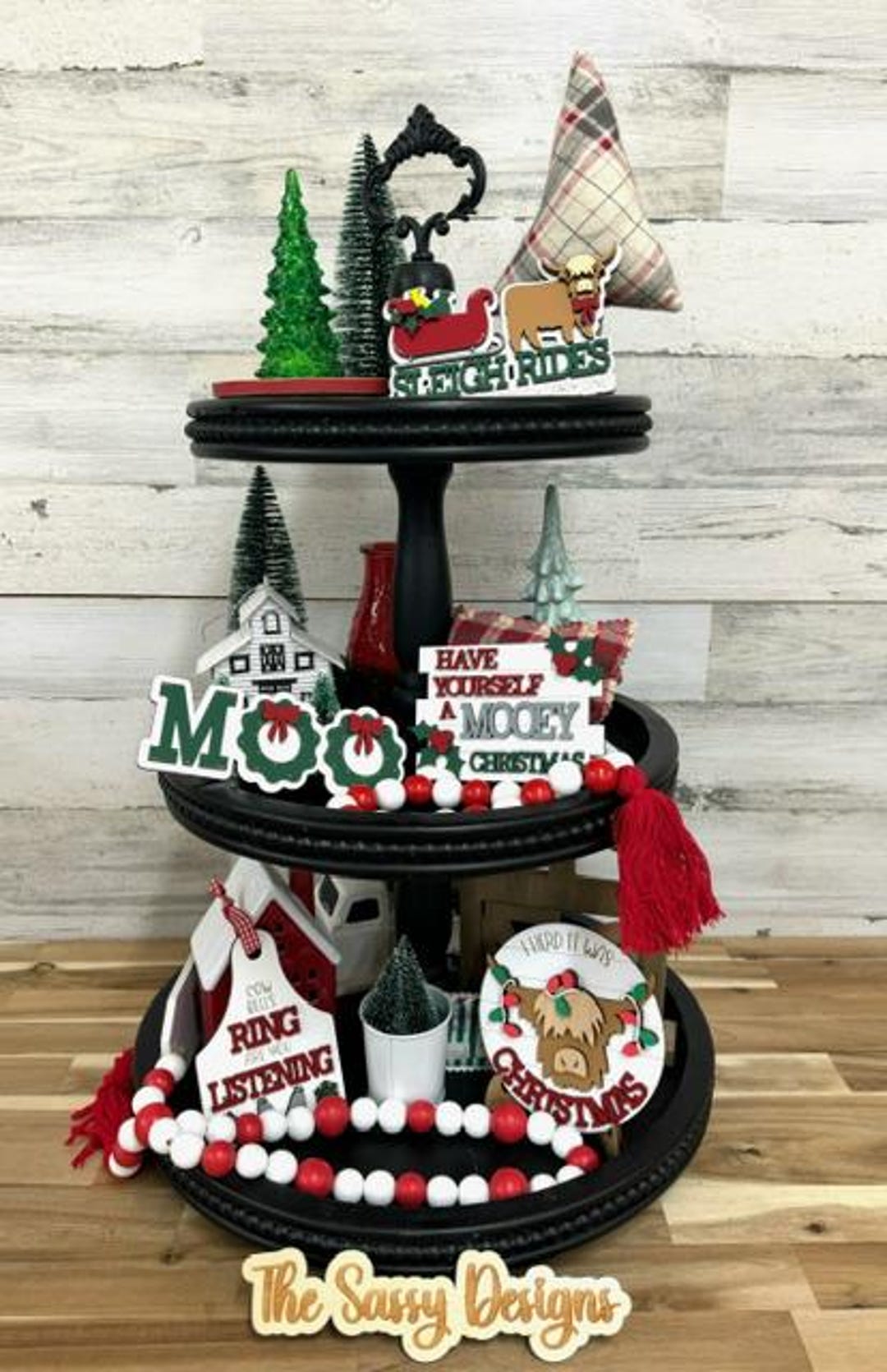 I Herd It Was Christmas Mini Signs - Highland Cow Christmas - MOO ...