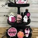 Pastel Halloween Mini Signs - Pink Halloween Signs - Halloween Decor ...