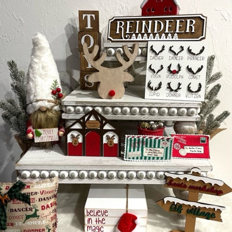 Reindeer Stable - Etsy