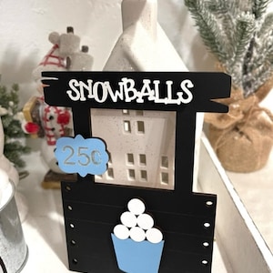 Snowman Tier Tray- Wonder 3D Mini Signs - Snowball Stand - Snowman ...