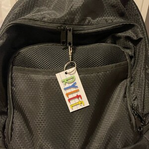 Personalized Backpack Tag-backpack Patches-personalized Keychain--name ...