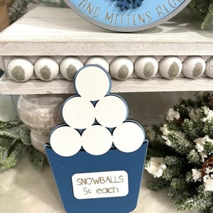 Snowman Mini Signs - Winter Way - Winter Decor - Winter Street Sign ...