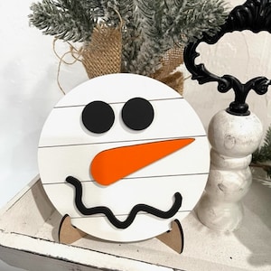 Snowman Tier Tray- Wonder 3D Mini Signs - Snowball Stand - Snowman ...
