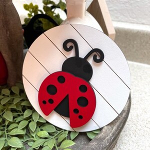 Ladybug Tier Tray-ladybugs 3D Mini Signs-ladybug-love Ladybugs-little ...