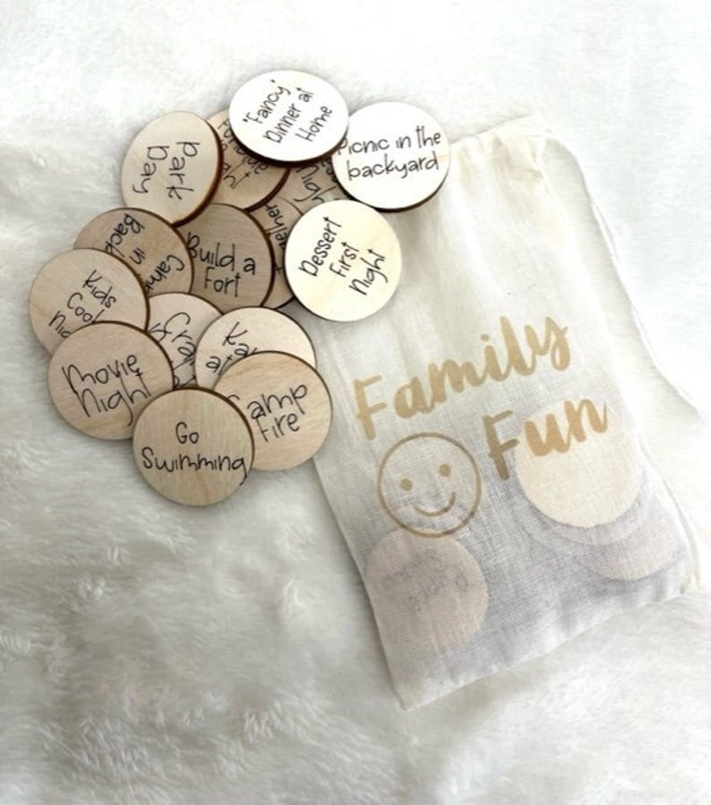 Family Fun Activity Tokens Family Adventure Tokens Family - Etsy