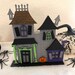 Standing Haunted 3D House, Halloween Decor - Etsy