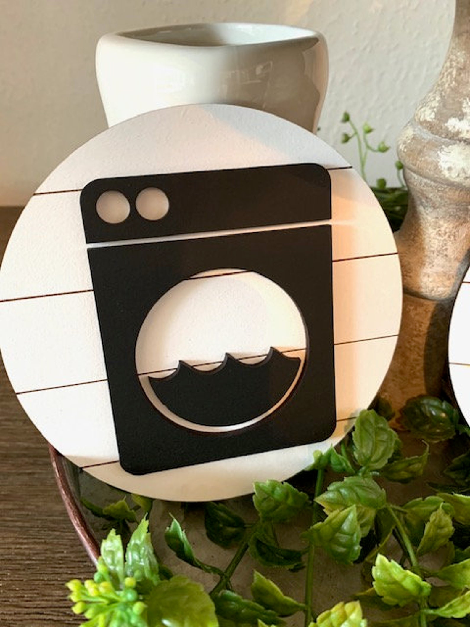 Washer / Dryer Tray Signs Laundry Room 3D Mini Signs Washer - Etsy