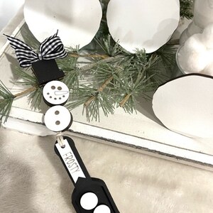 Snowman Tier Tray- Wonder 3D Mini Signs - Snowball Stand - Snowman ...