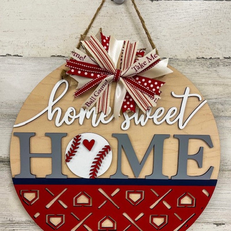 Baseball Door Decor - Etsy