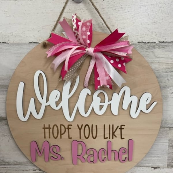 Ms Rachel Door Hanger - Etsy