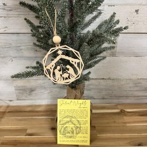 Nativity Story Ornament - Christmas Decor - Religious Decor - - Etsy