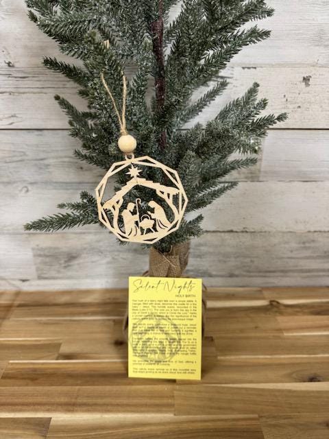 Nativity Story Ornament - Christmas Decor - Religious Decor - - Etsy
