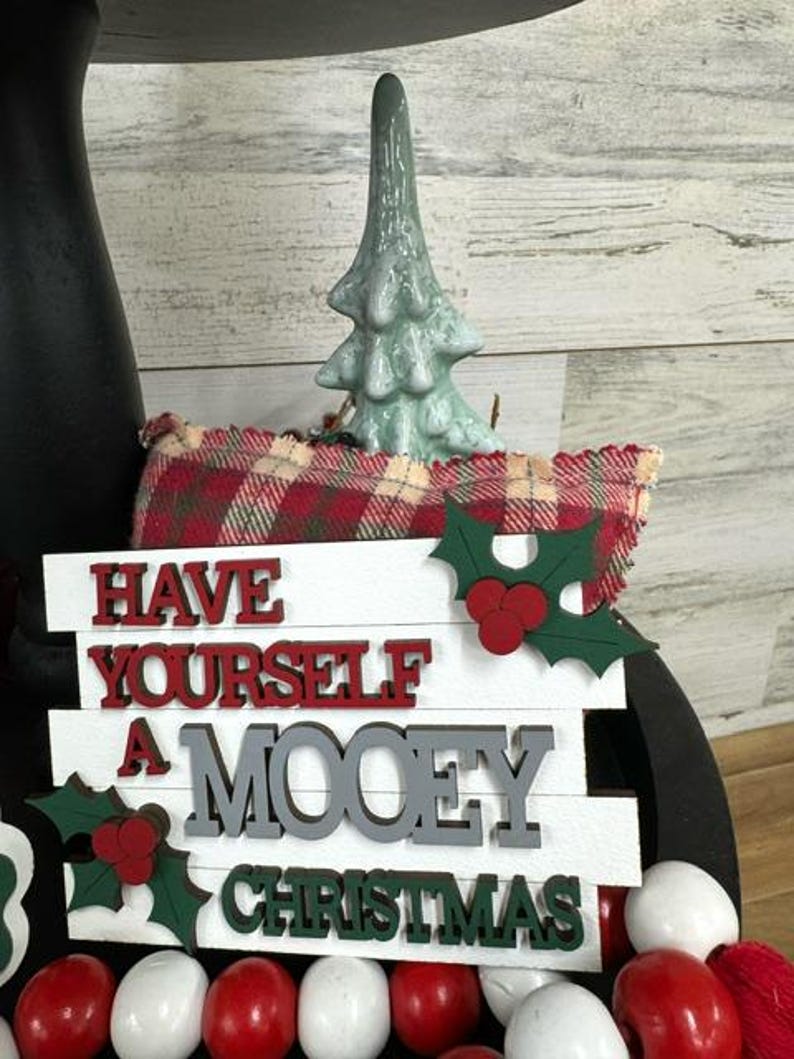 I Herd It Was Christmas Mini Signs - Highland Cow Christmas - MOO ...