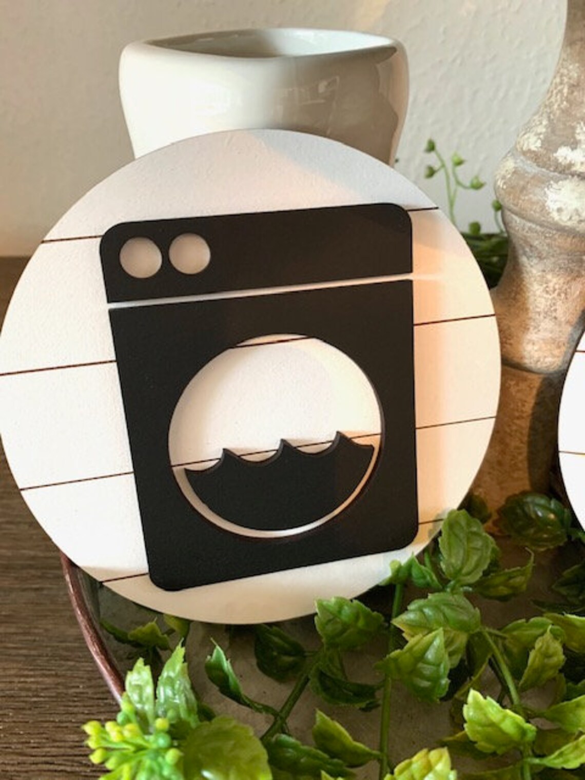 Washer / Dryer Tray Signs - Laundry Room 3D Mini Signs, Washer - Dryer ...