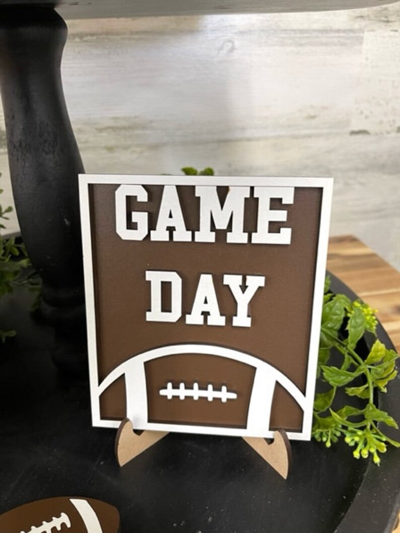 Football Mini Signs - Game Day - Football Season - Sports Decor - Super ...