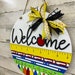 Welcome Classroom Door Hanger Teacher Decor Teacher Signs Back to ...