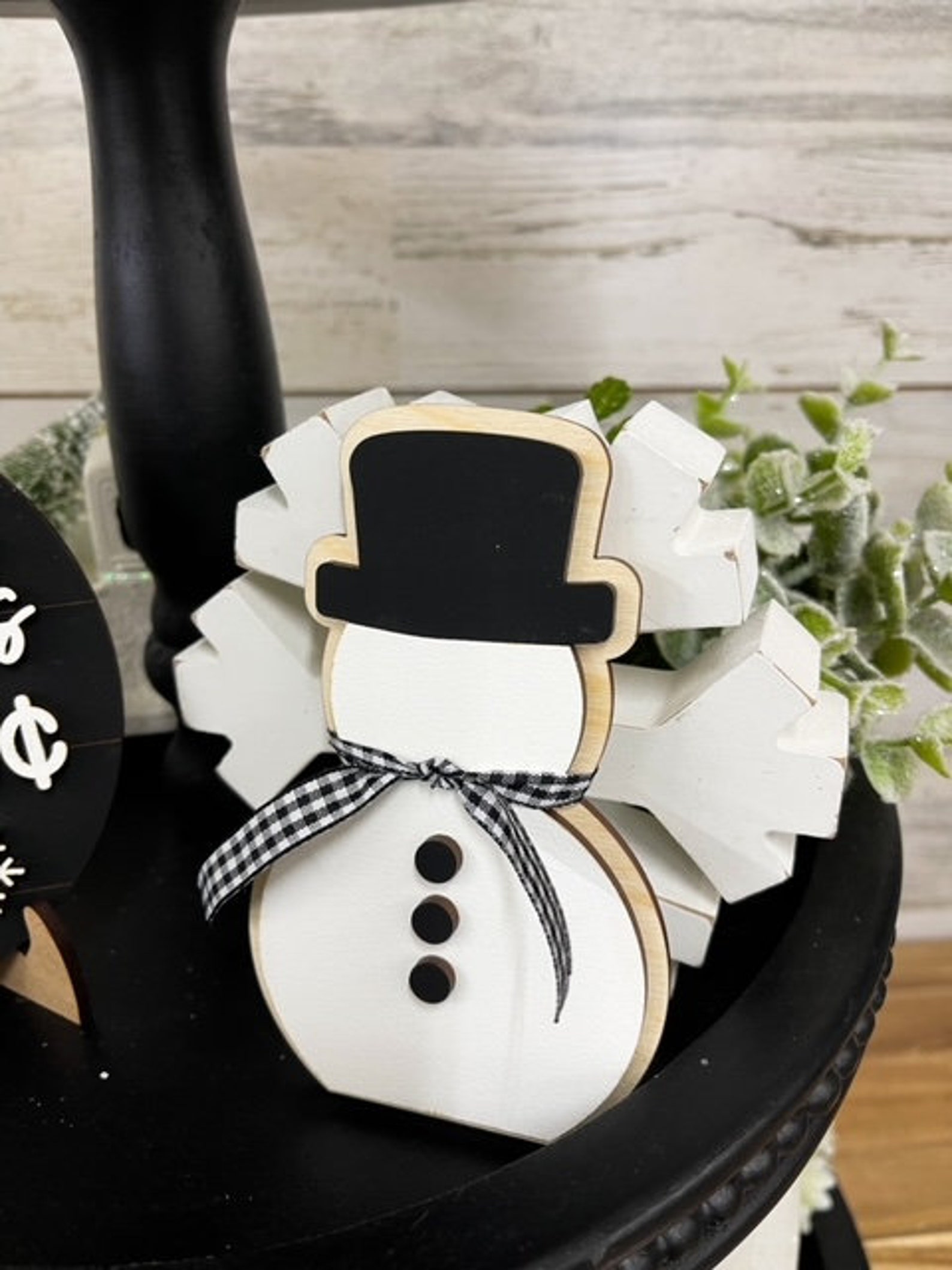 Let It Snow Mini Signs- Winter Decor- Snowman Decor- Hot Cocoa Decor ...