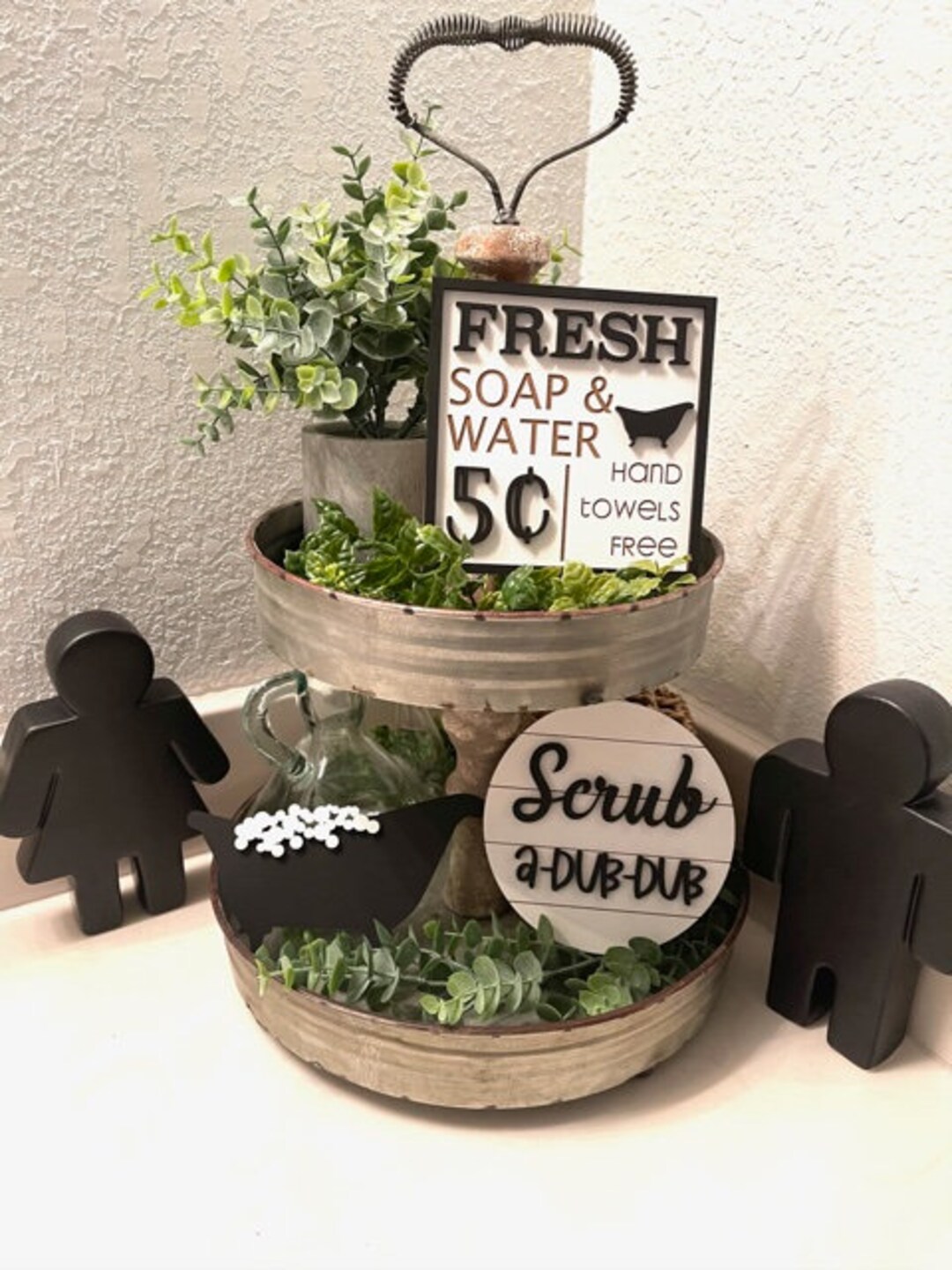 Fresh Soap Tier Tray-bathroom Mini Signs-bathroom Decor-fresh Soap ...