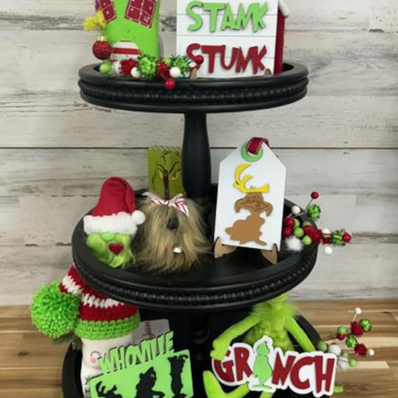 Grinch Desk Decorations - Etsy