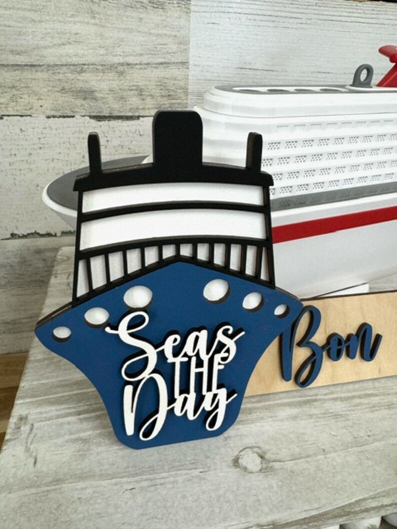 Bon Voyage Mini Signs - Oh Ship Its Cruise Time - in Cruise Mode - Seas ...