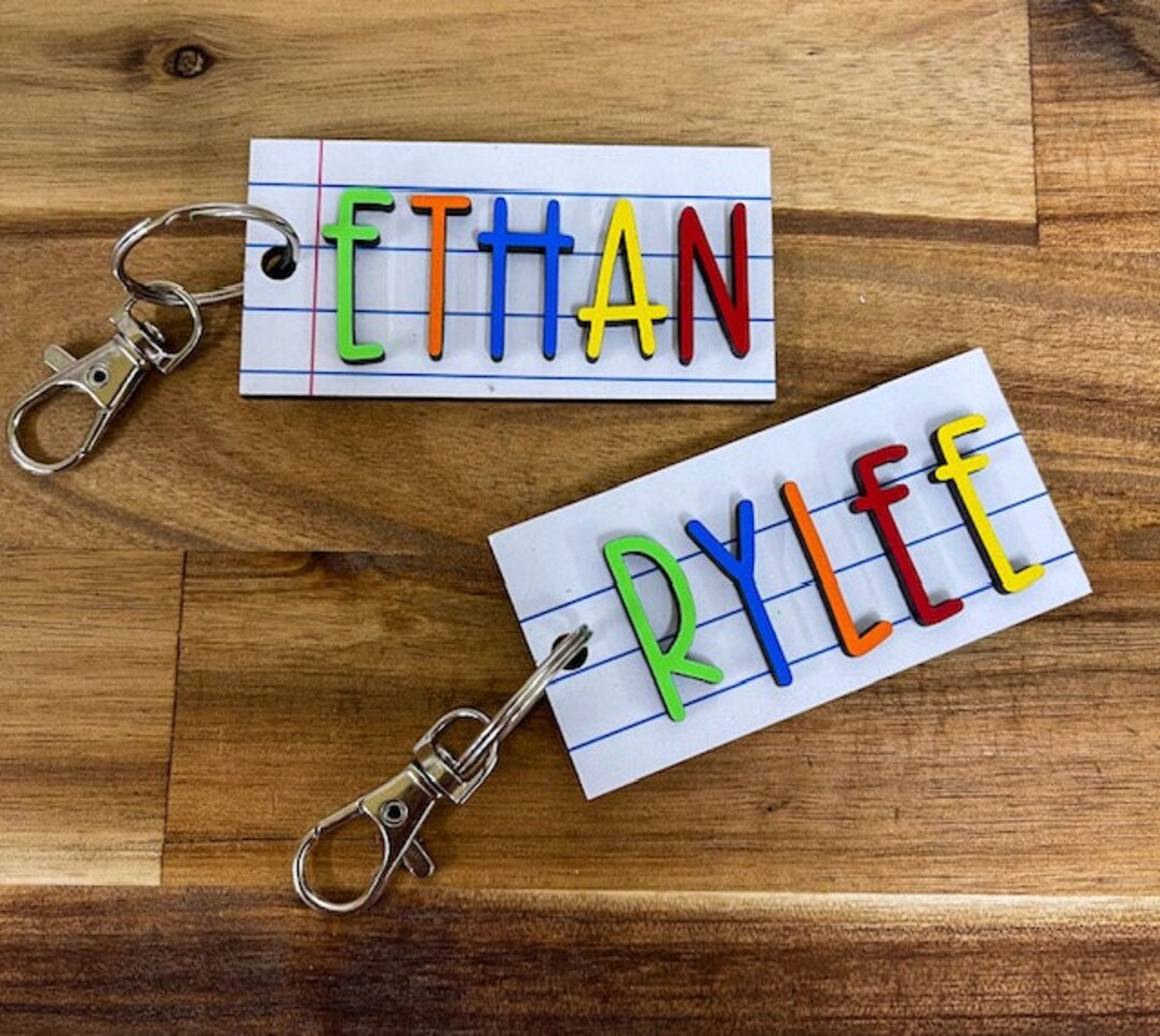 Personalized Backpack Tag-backpack Patches-personalized Keychain--name ...