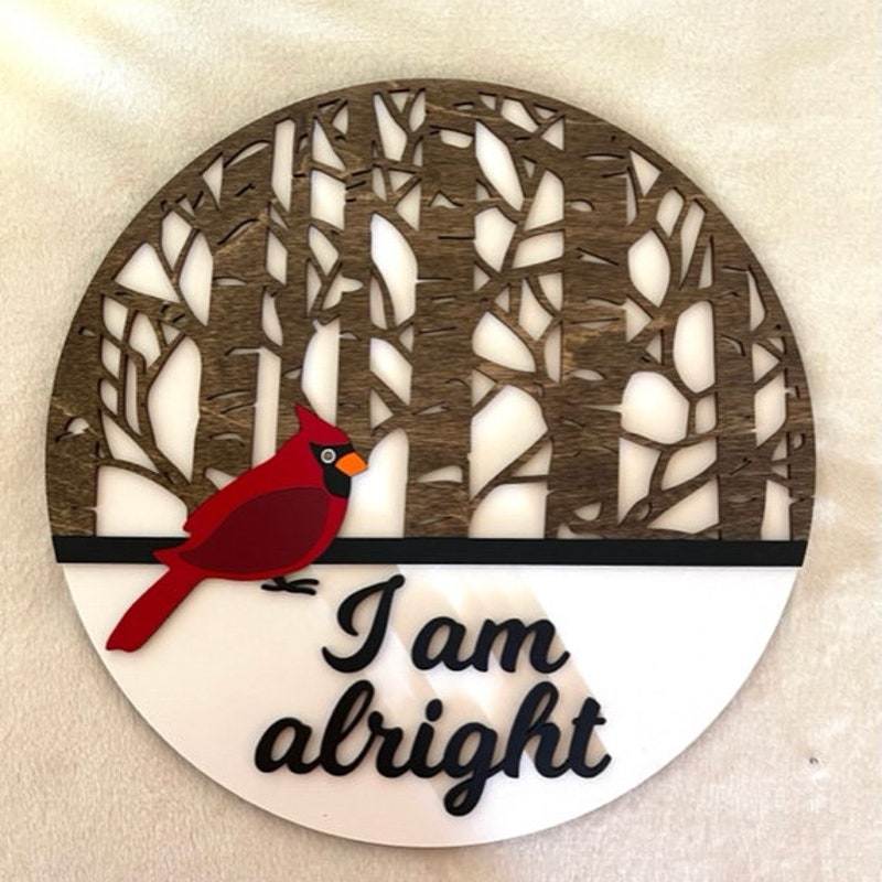 Cardinal Memorial Stone - Etsy