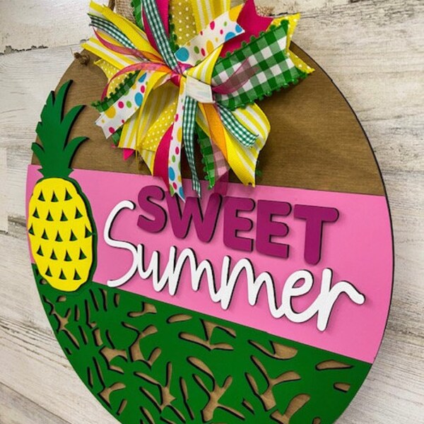 Pineapple Door Decor - Etsy