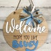 Blue Door Hanger - Bluey Decor - Home Door - Handmade Signs - Etsy