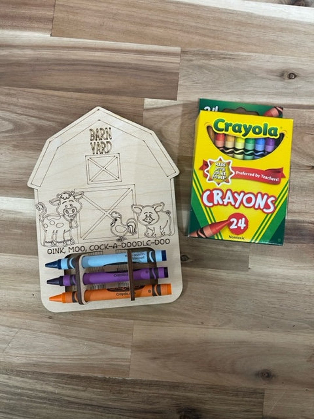 DIY Color Barn Yard - Kids Color Kit - Kids Activity - Etsy